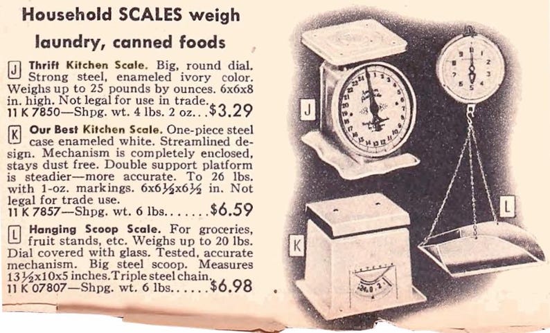 Antique Kitchen Scale - Etsy