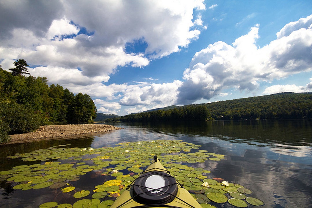 Kayaking Photo - Kayaking on Mountain Lake - "wilderness Wandering ...