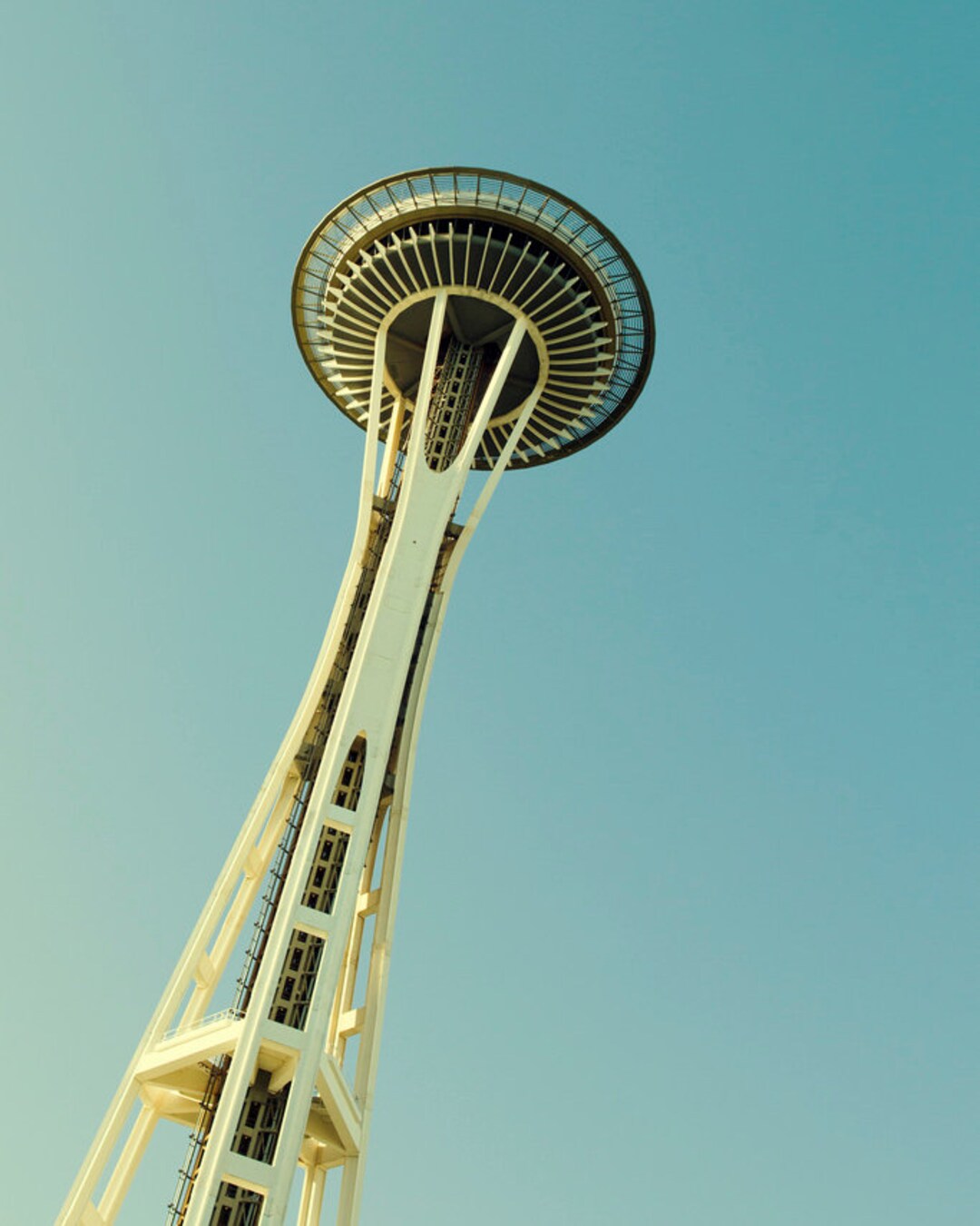 Seattle Space Needle- Vintage Pop Color Travel Photo Print - Etsy