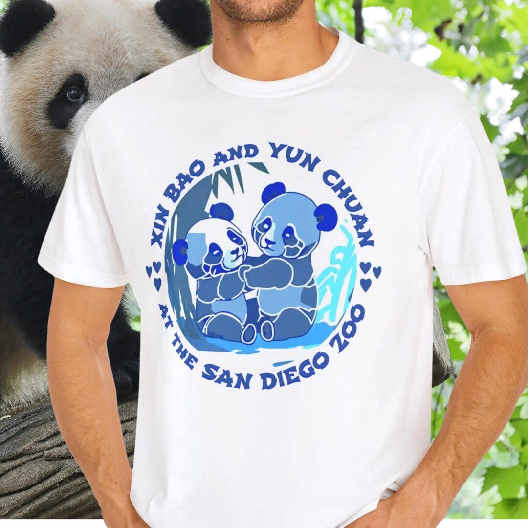San Diego Zoo Pandas T-shirt Kawaii Panda Art Tshirt Cute Pandas Tee ...