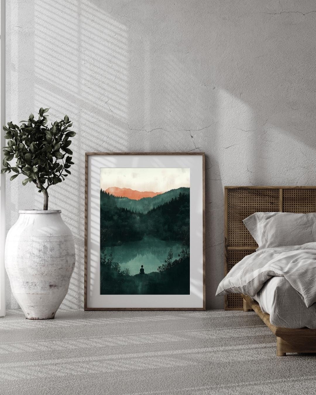 Peaceful Relaxation Poster, Calm Poster Lake, Peace, Peace, Calm, Wall ...