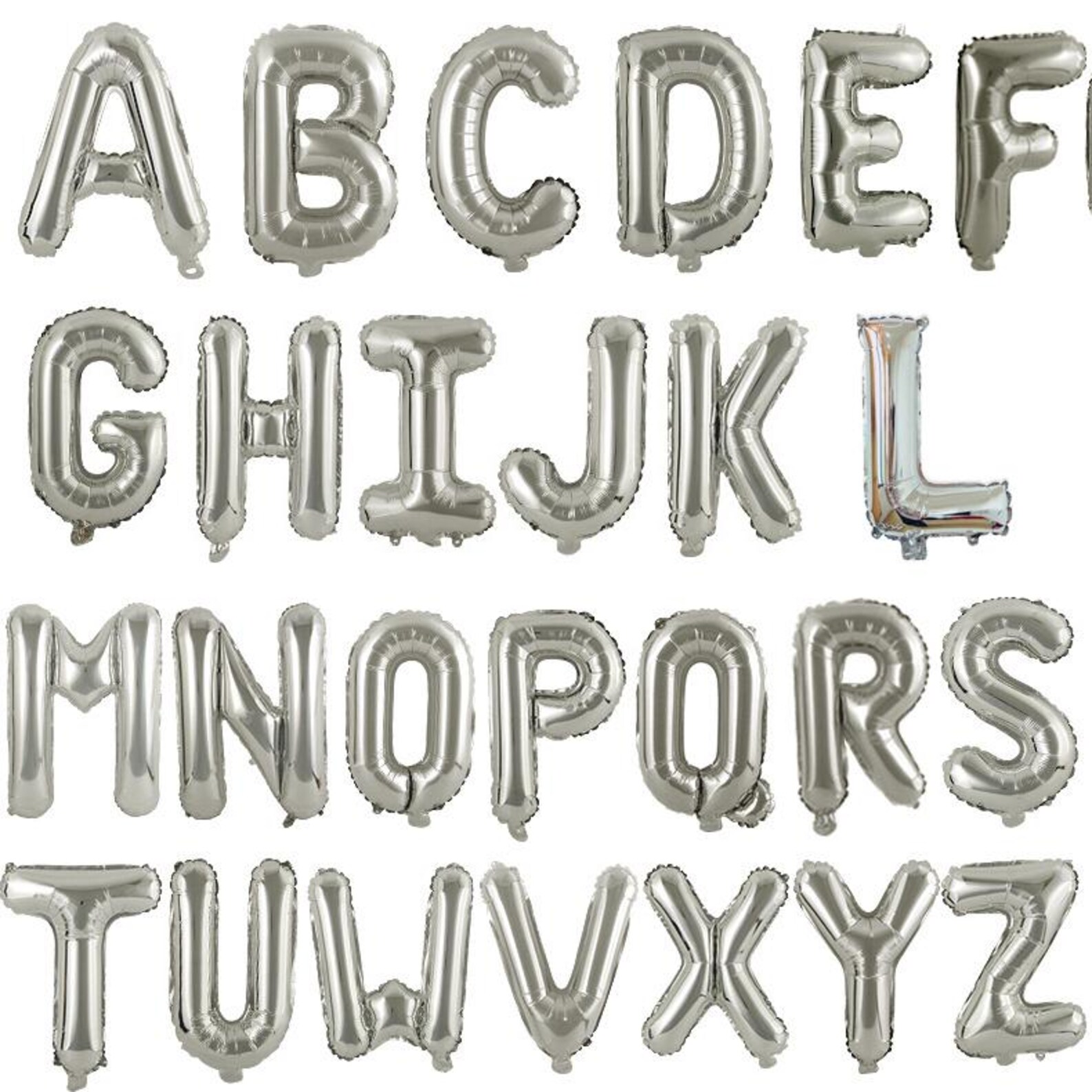 Capital Gold Foil Letters Numbers Symbols Balloons Parties Party ...