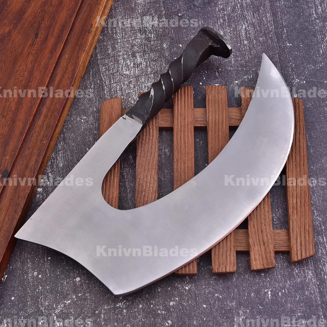Pizza Cutter Forged Railroad Spike Pizza Cutter Gift for Husband Custom ...