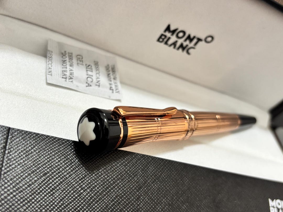 Montblanc - Star Walker Stainless Steel Roller Ball Pen, Gift - Etsy