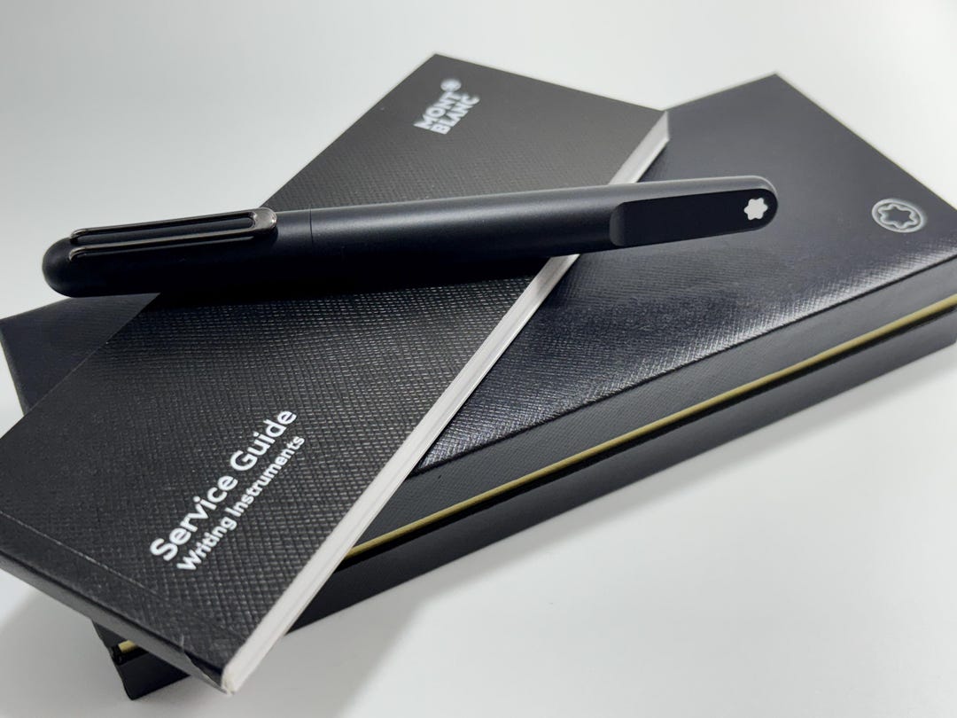 Montblanc Star Walker Roller Ball Pen, Matte Black Magnetic Cap, Gift ...