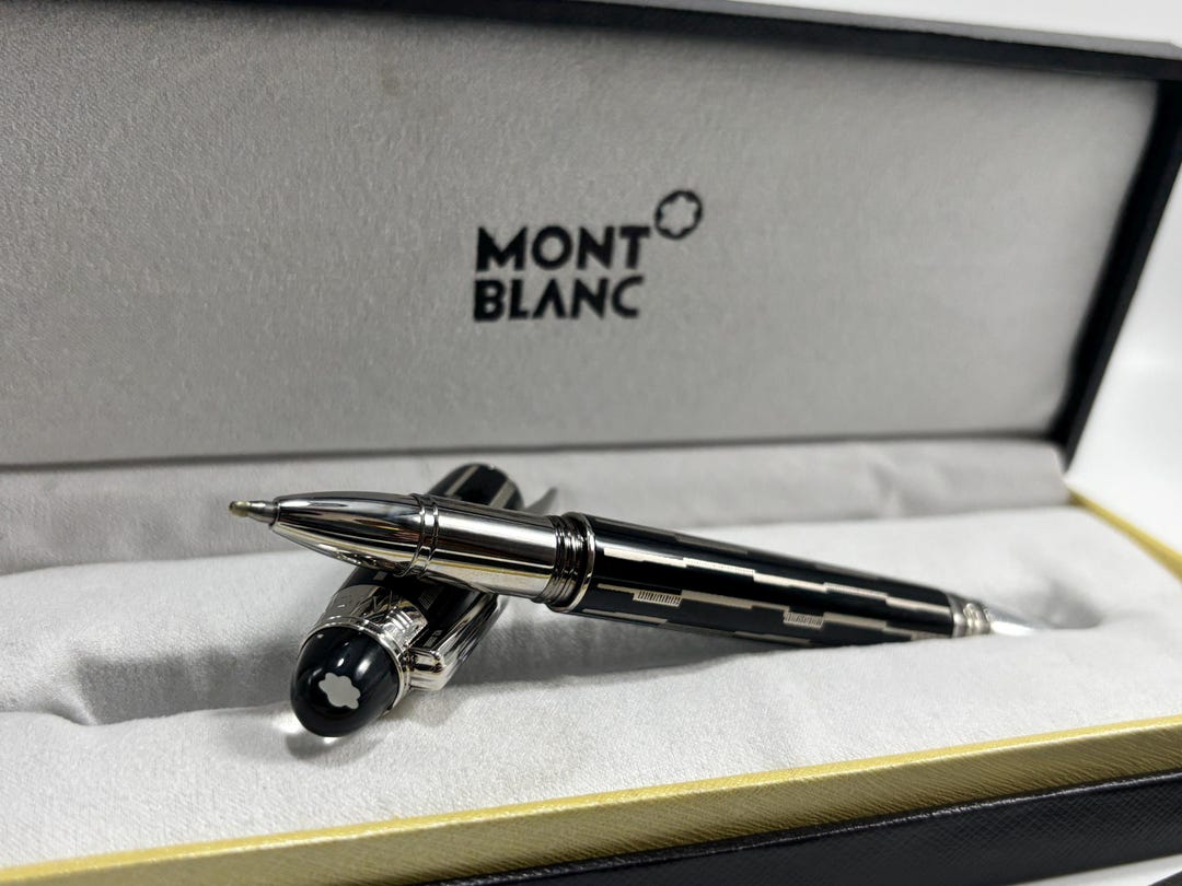 Montblanc Star Walker Mystery Roller Ball Pen, Gift Set - Etsy