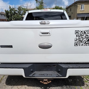 QR Code Decal for Cars, Windows, Walls - Advertise Your Business ...