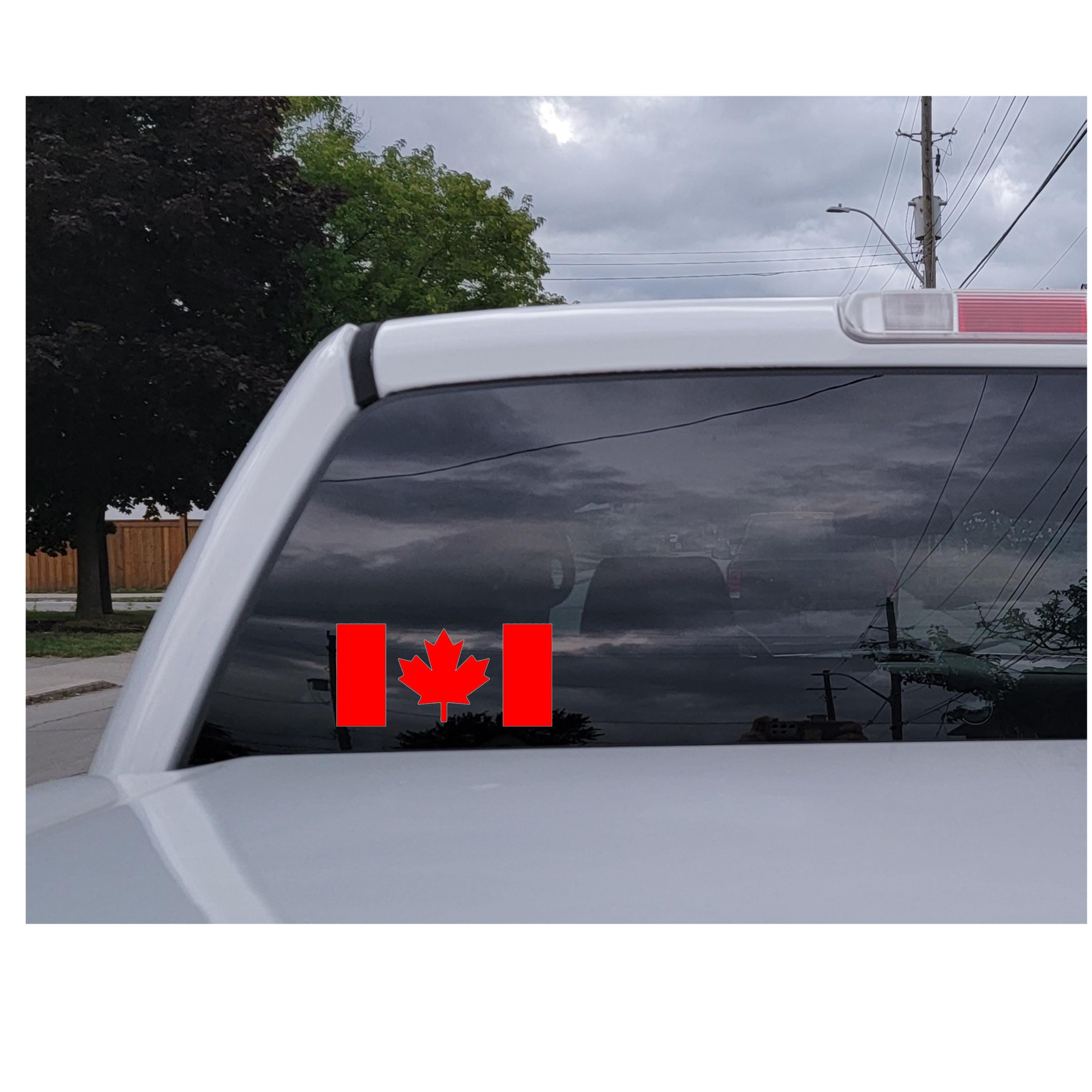 Canada Flag Decal for Cars, Trucks, Windows, Laptops - PLEASE READ ...
