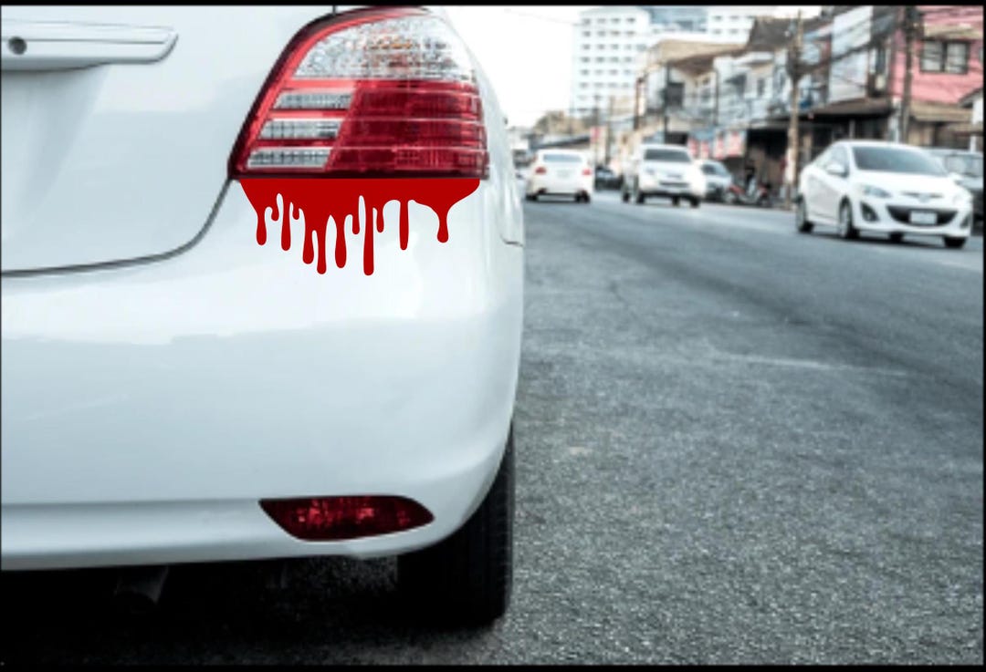 Blood Dripping Decal, Cars, Windows, Laptops, Mirrors, Mugs Pack of 2 ...