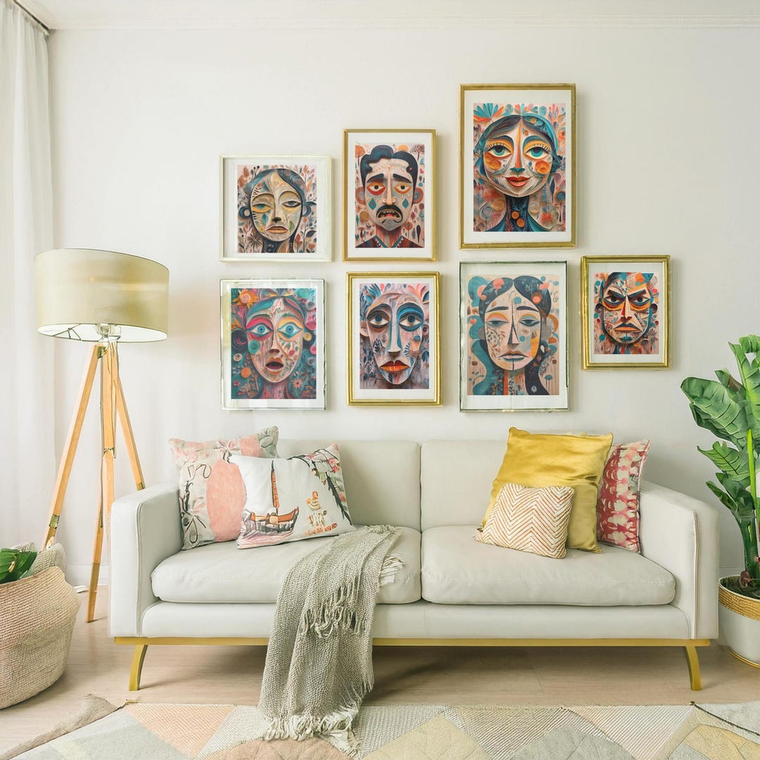 Paper Emotions Wall Art Collection - Etsy