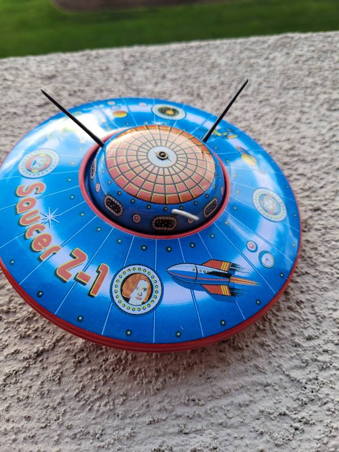 Schylling Collectible Vintage Space Flying Saucer or UFO Toy - Etsy