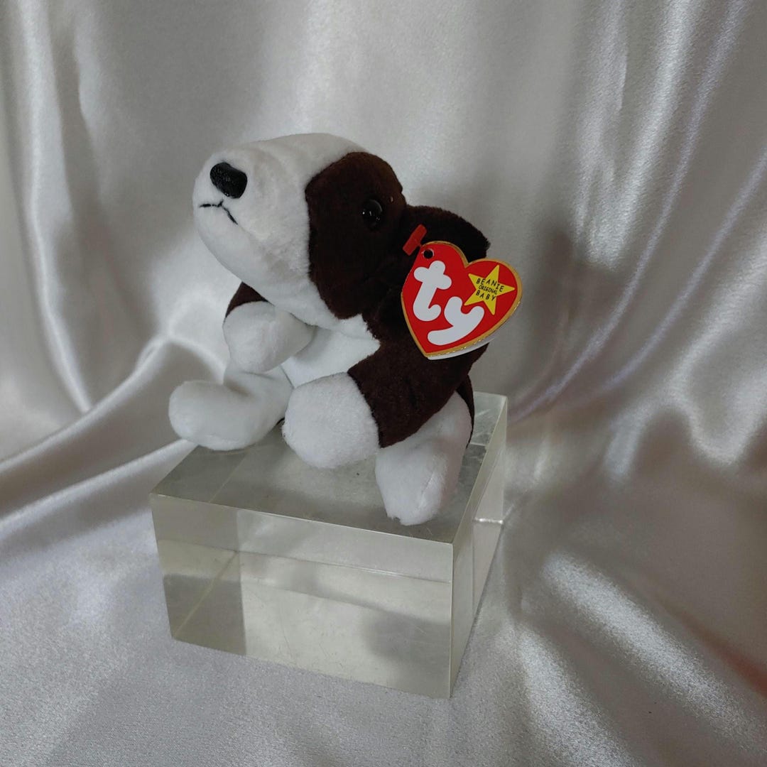 Vintage TY Beanie Baby BRUNO the Bullterrier 1st Gen 1997 Collectible ...