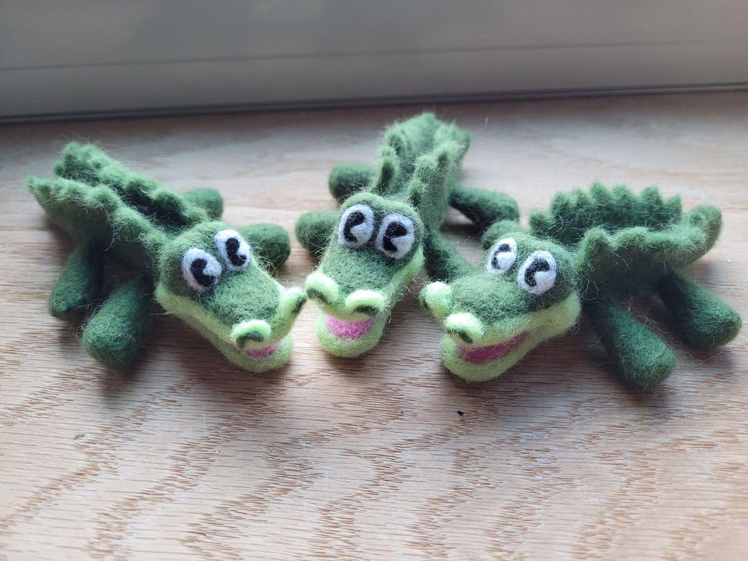 Needle Felted Gizzy Gators - Etsy