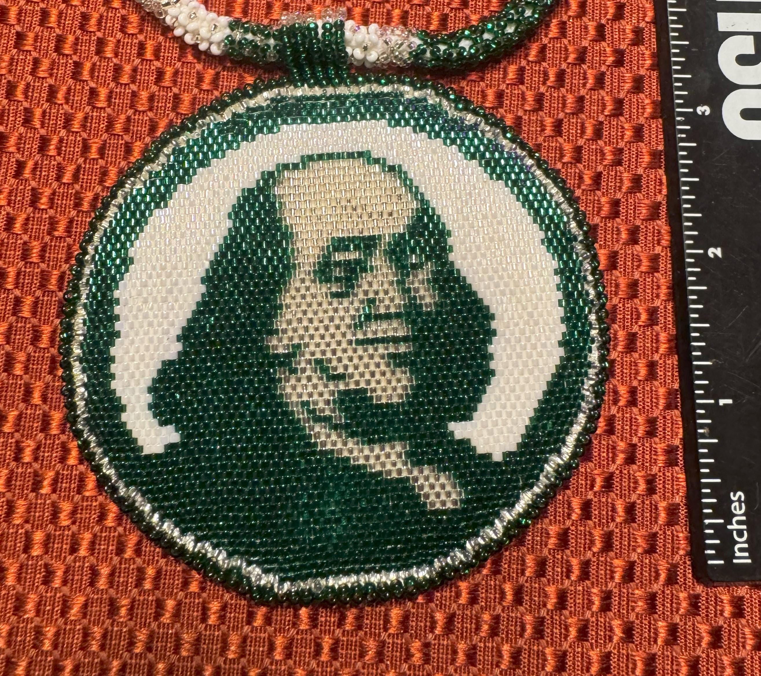 Hand Beaded Native American Medallion Benjamin - Etsy