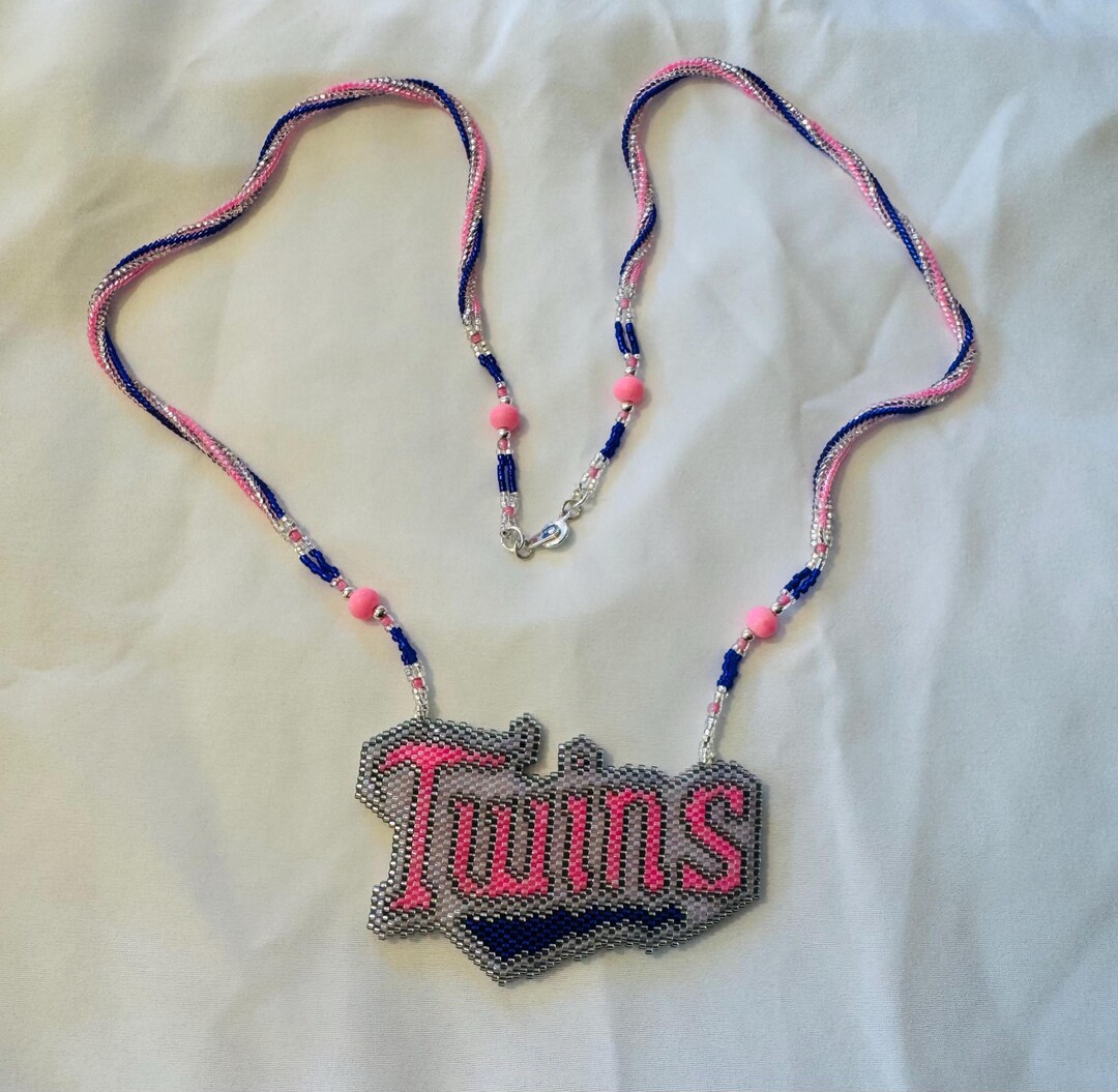 Hand Beaded Native American Medallion Minnesota Twins - Etsy