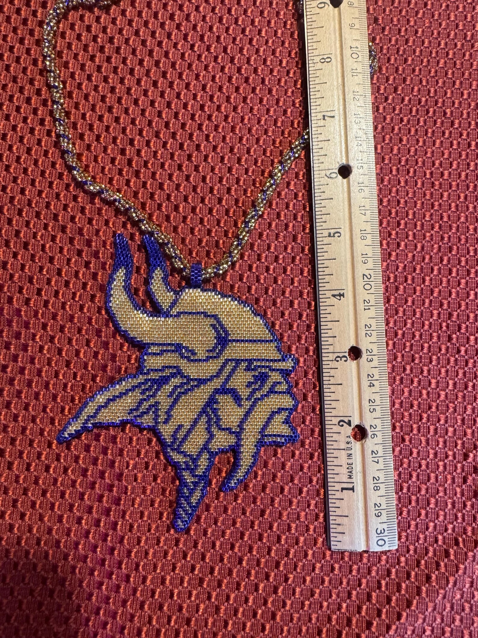 Hand Beaded Native American 2-sided Vikings Medallion - Etsy