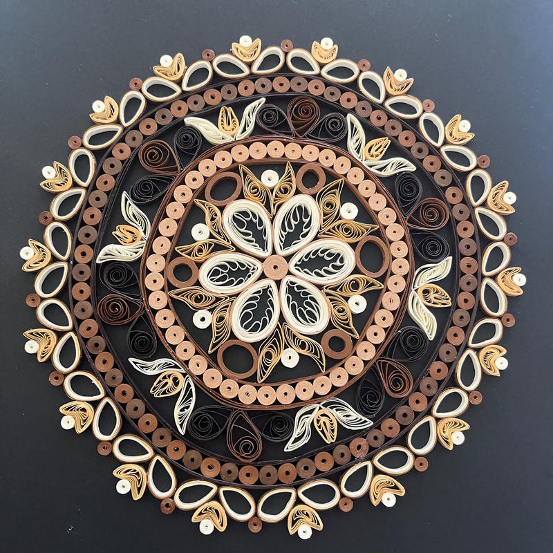 Quilled Mandala - Etsy