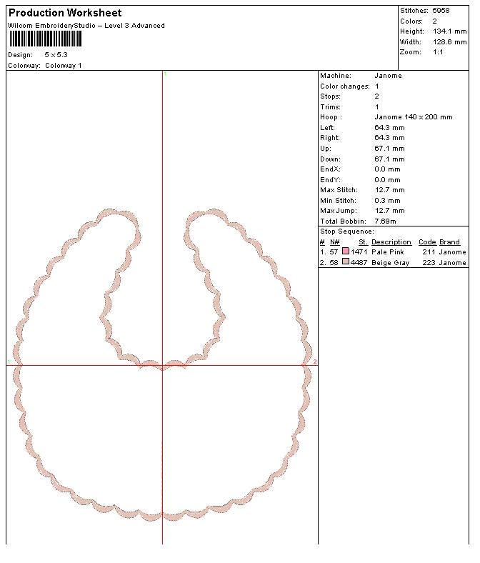 Baby Bib Embroidery Designs,frame Satin Stitch Embroidery Designs ...