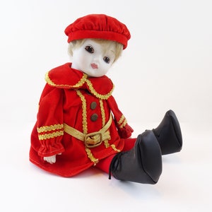 Vintage Sitting Doll MUSIC BOX, Shelf Sitter Doll, Moving Head 1970s ...