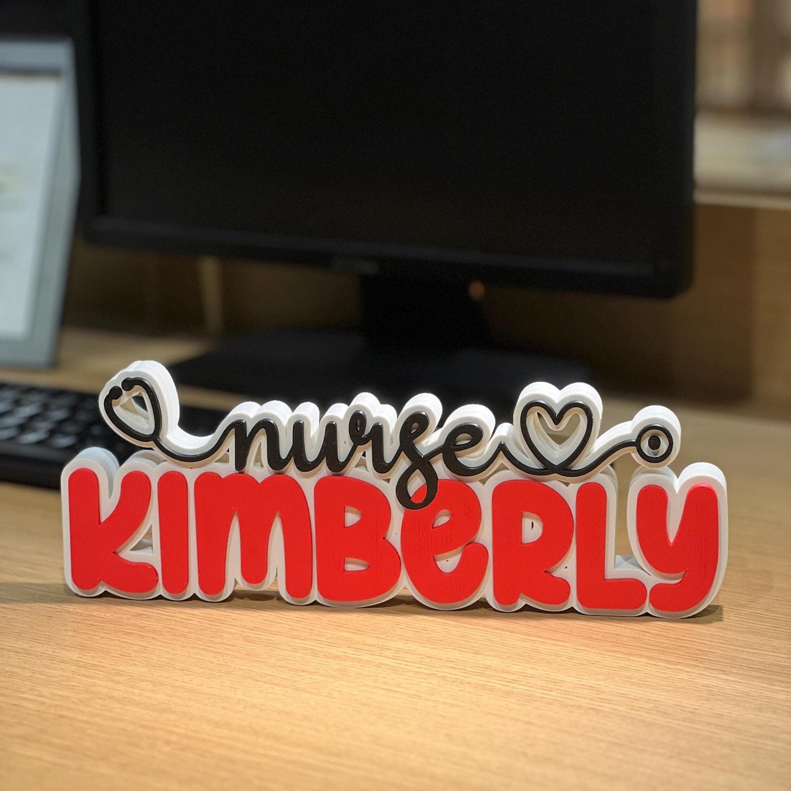 Personalized Name Plate for Nurses, Custom Nurse Appreciation Gift ...