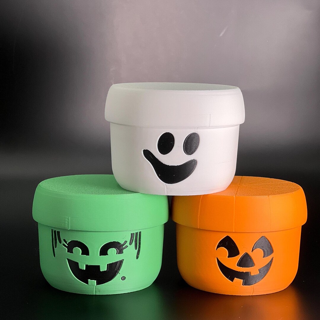 Cute Halloween Bowls, Ghost, Witch, Pumpkin Trio - Etsy