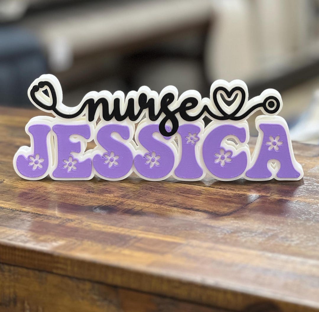Nurse Gift, Custom Name Plate, Custom Nurse Gifts,valentines Day Gift ...