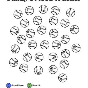 Mood Tracking Coloring Page for Kids – Baseball Theme - Etsy