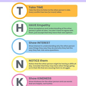 THINK Skill DBT for Kids - Etsy