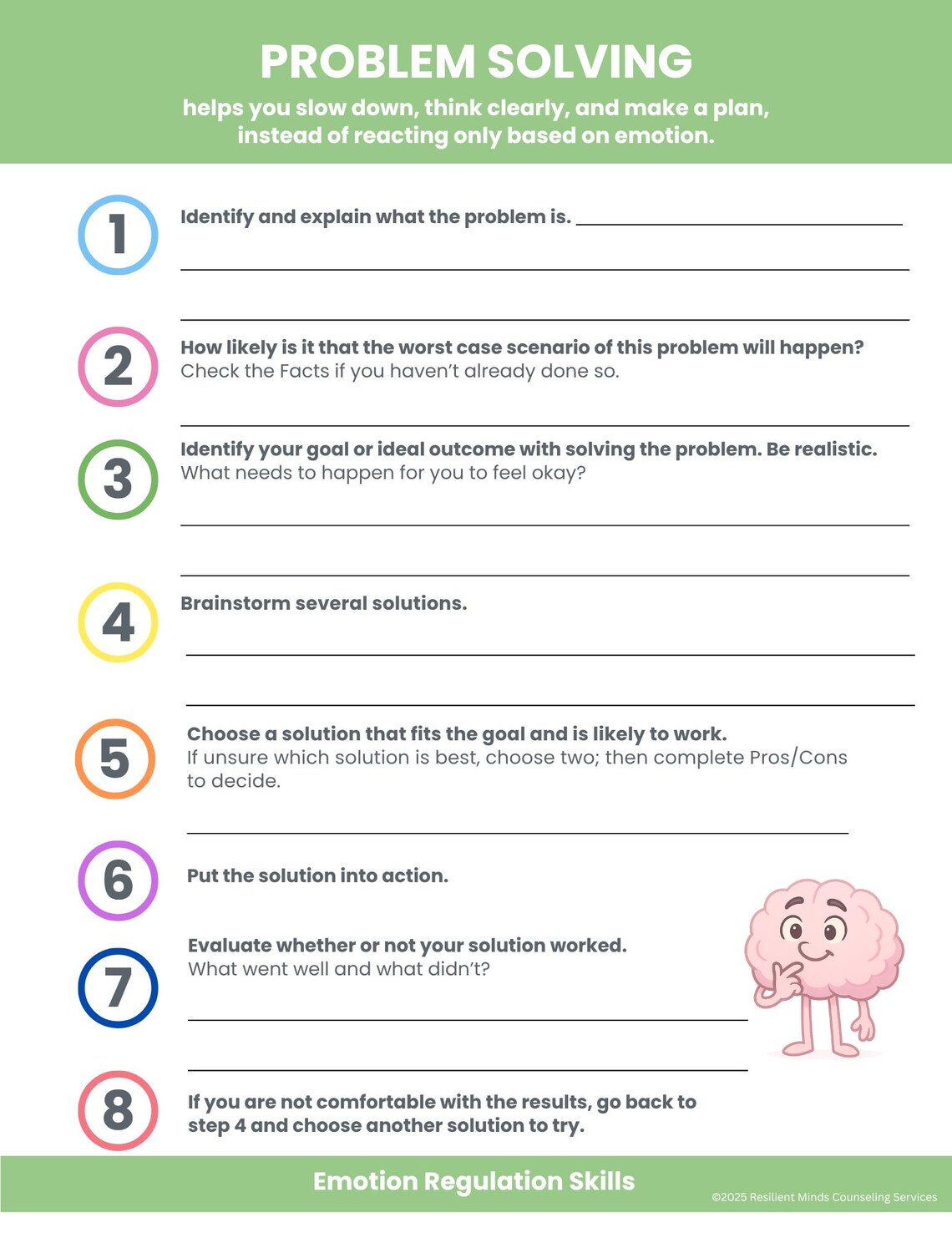 CHECK the FACTS Skill DBT for Kids - Etsy