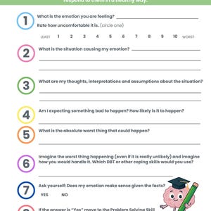 CHECK the FACTS Skill DBT for Kids - Etsy