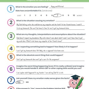 CHECK the FACTS Skill DBT for Kids - Etsy