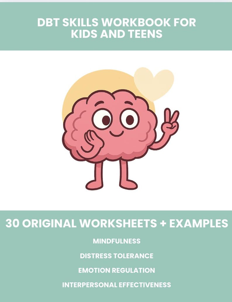 Complete DBT Skills Workbook: A Fun and Therapeutic Learning and ...