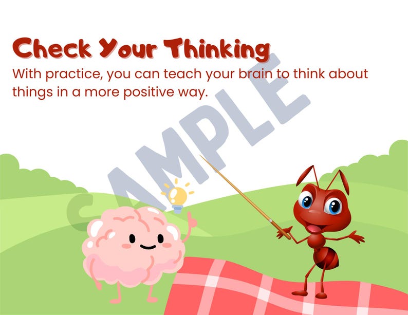 Automatic Negative Thoughts (ants) Kids - Etsy