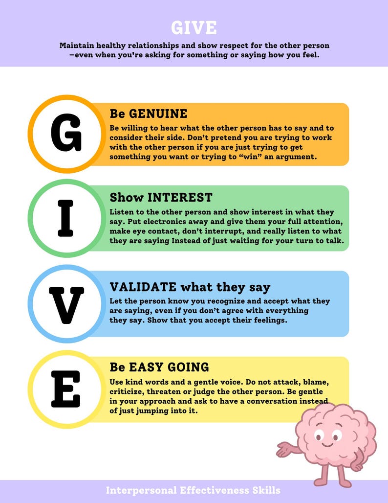 THINK Skill DBT for Kids - Etsy