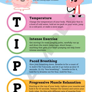 TIPP Skill DBT for Kids - Etsy