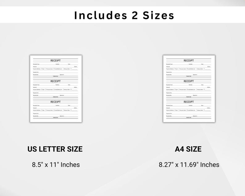 Receipt Template | Printable & Editable Receipt Form | Payment Receipt ...