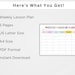 Printable Weekly Lesson Plan for Preschool. Homeschool Teacher Planner ...