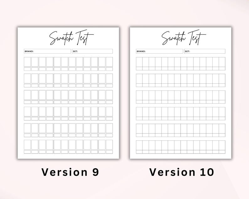 Swatch Test PRINTABLE. Color Test. Color Swatch. Marker Set. Marker ...