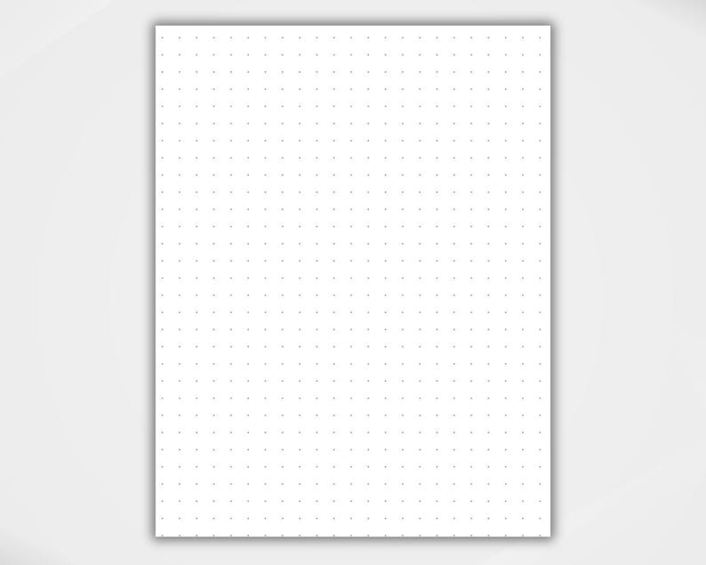 Graph Paper Bundle. Printable Graph Grid Paper. Dot Grid Paper. Digital ...