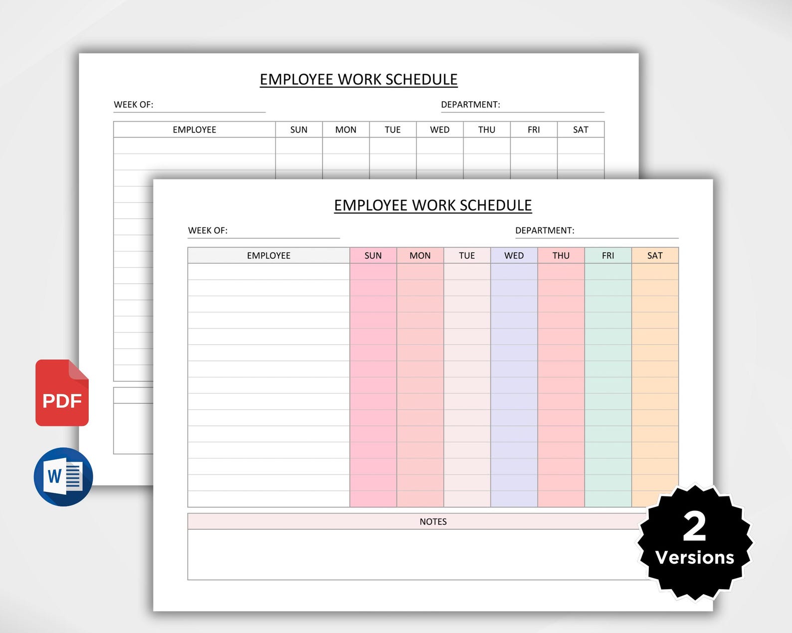 Employee Work Schedule. Employee Time Sheet. Employee Weekly Schedule ...