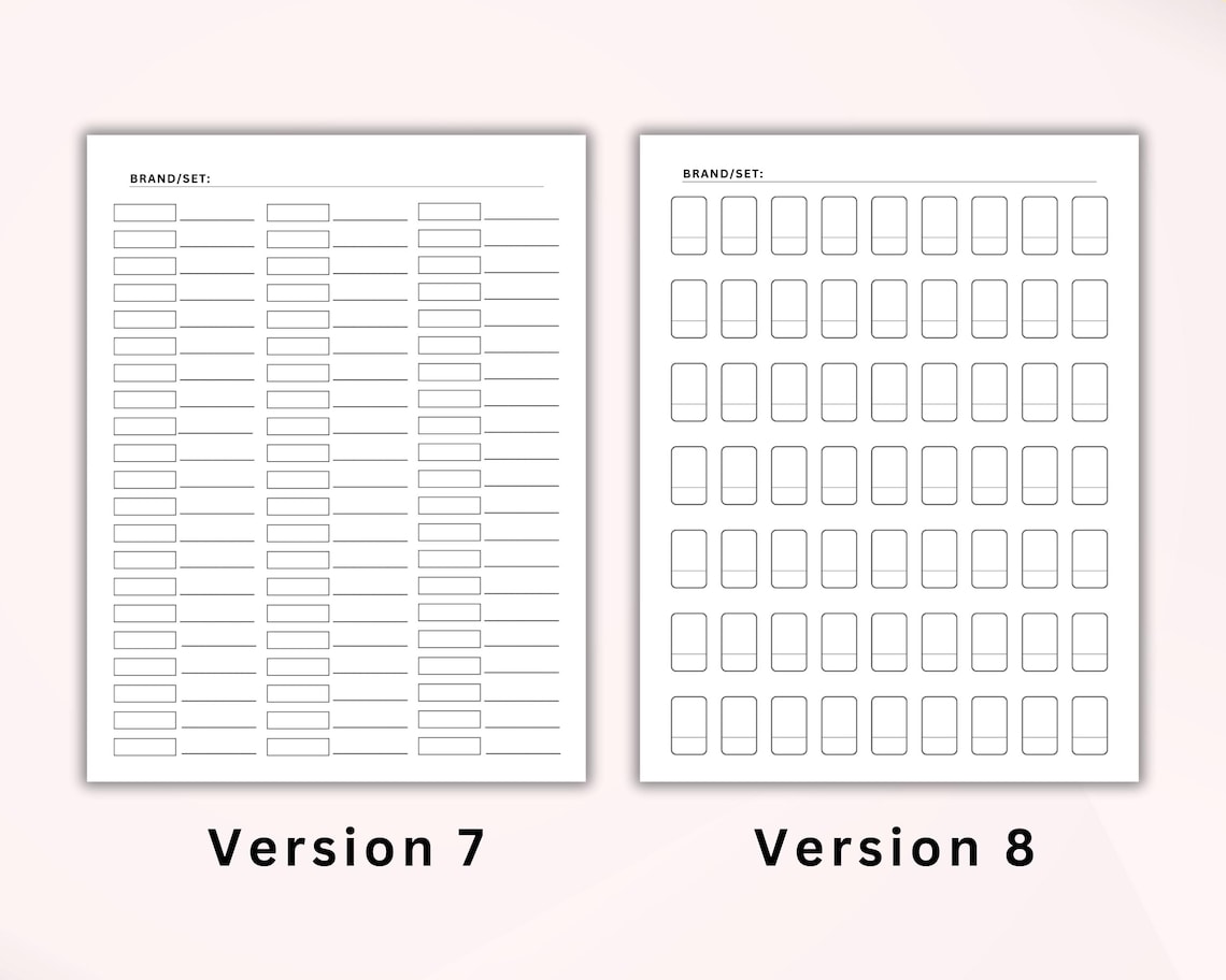 Printable Coloring Swatch Chart. Marker Color Sheet. Color Palette ...
