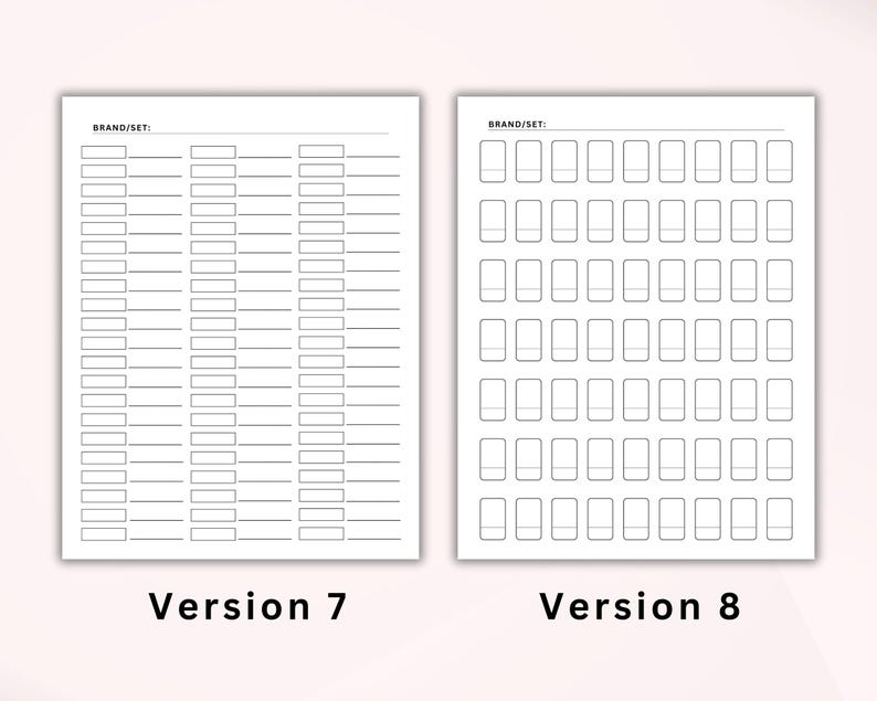 Printable Coloring Swatch Chart. Marker Color Sheet. Color Palette ...