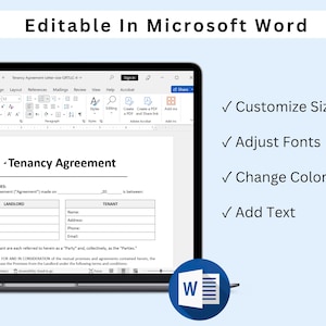 Simple Tenancy Agreement. Rental Agreement Printable. Tenancy Agreement ...
