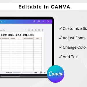 Communication Log Printable. Call Tracker PDF. Phone Call Log Small ...