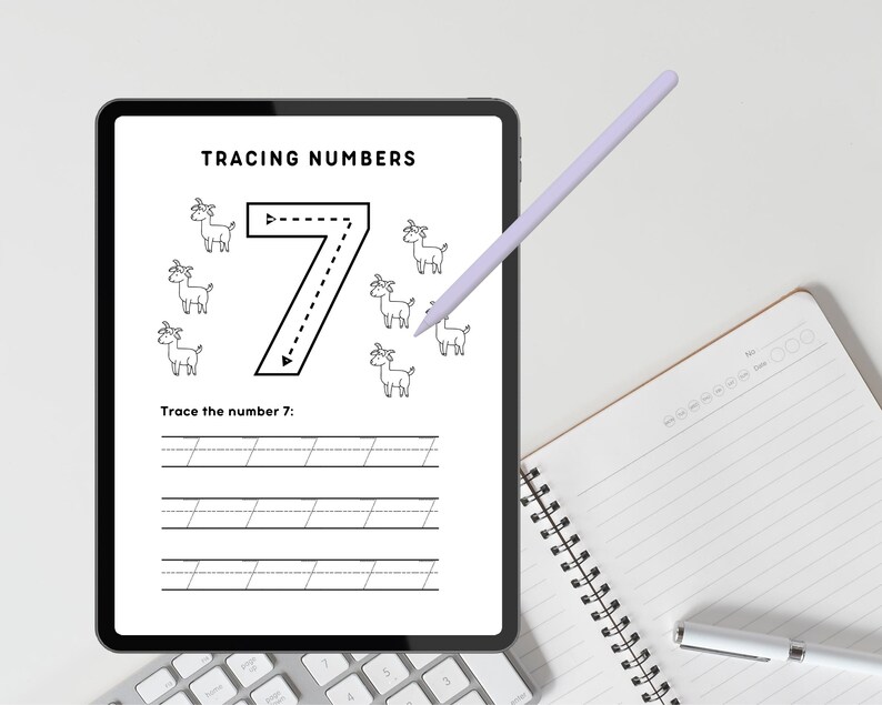 Printable Number Tracing Worksheets Traceable Numbers Preschool ...
