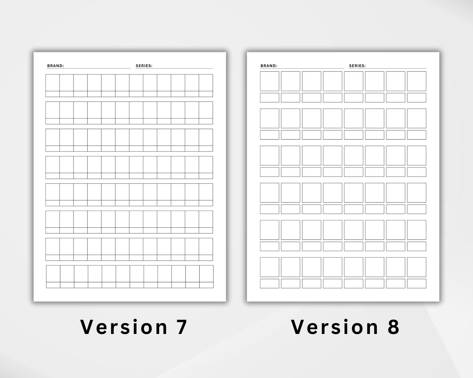 Color Swatch Charts. Swatch Test Template. Blank Color Test. Color ...