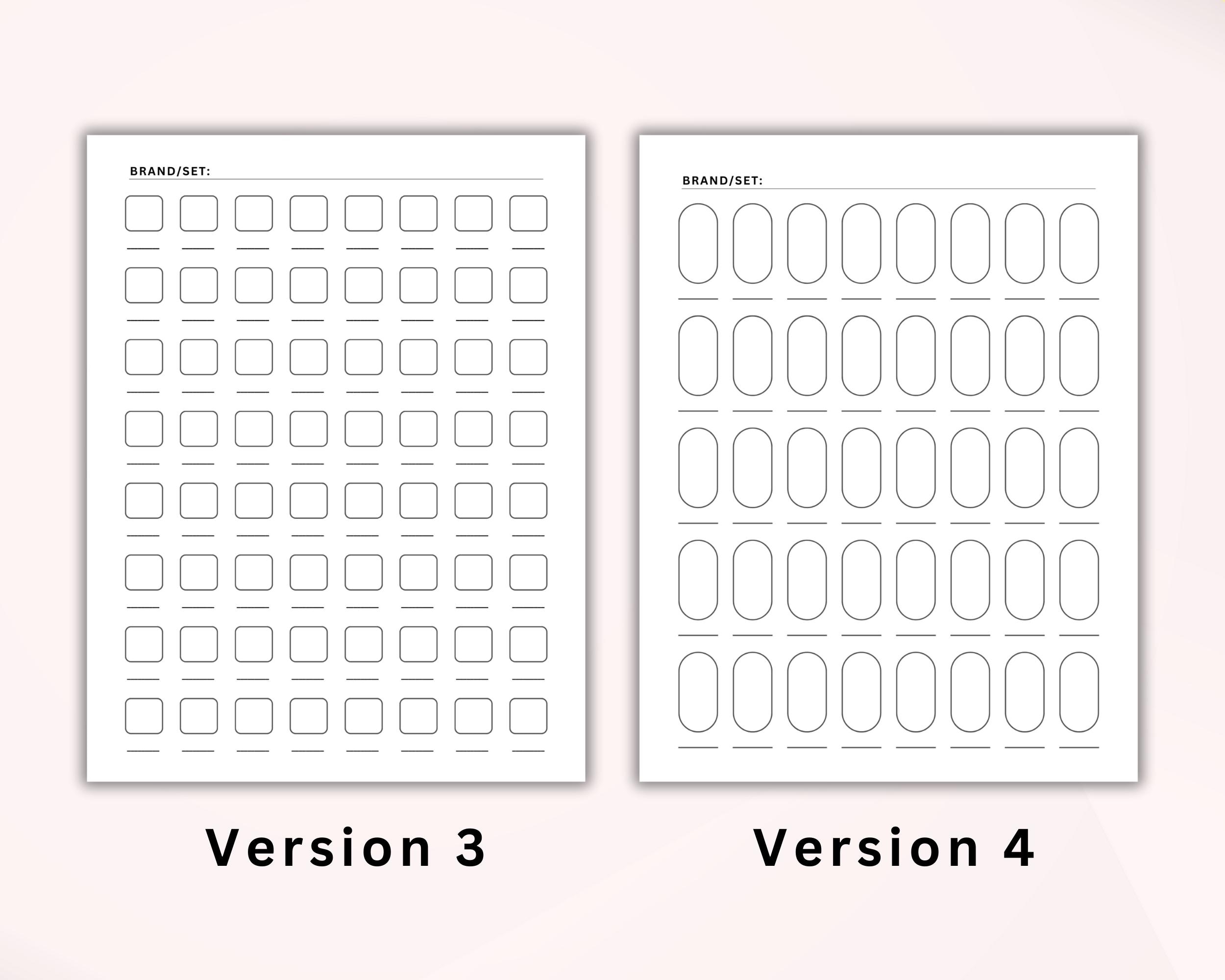 Printable Coloring Swatch Chart. Marker Color Sheet. Color Palette ...