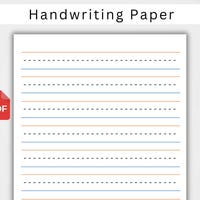Lined Digital Paper Printable, Multi-colors Journal Inserts for Writing ...