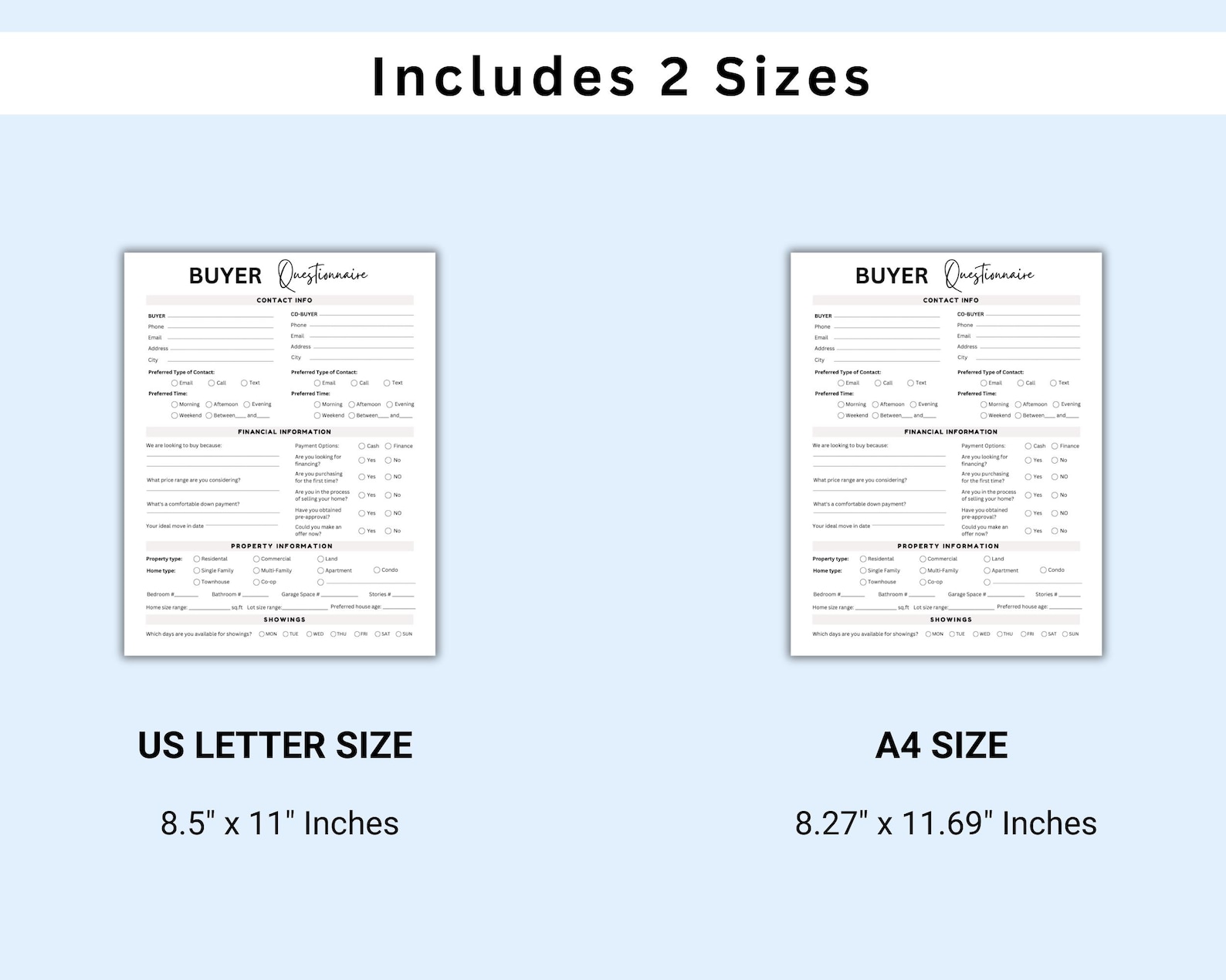 Buyer Questionnaire. Buyer Survey Questionnaire. Real Estate Marketing ...