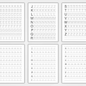 Handwriting Practice Sheets. Alphabet Writing Practice. ABC Letter ...
